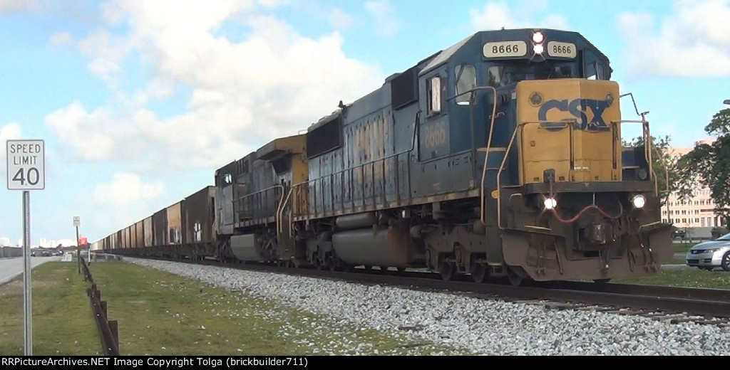 CSX O721-03 SD50 leading!